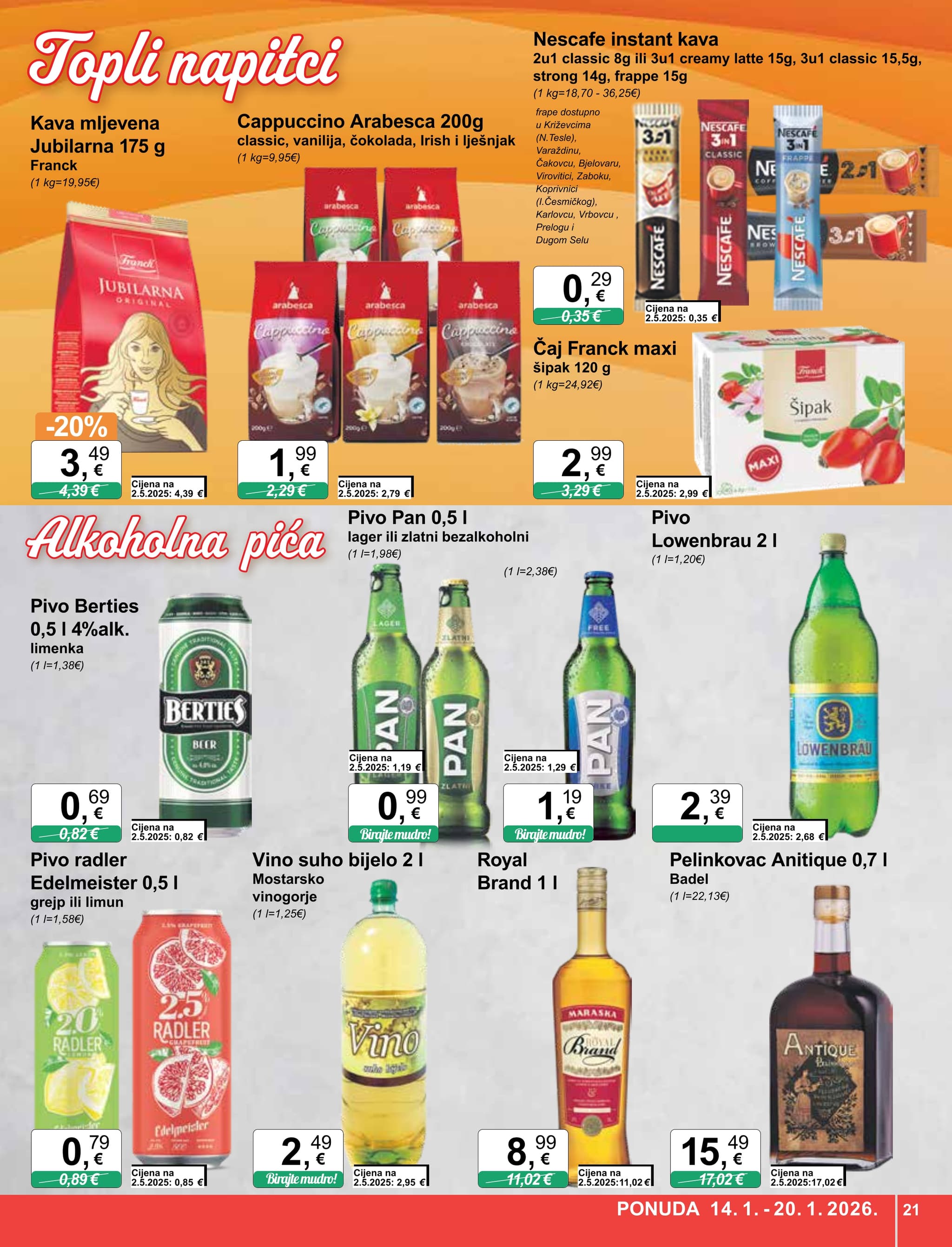 Royal Brand 1 l na akciji u trgovinama KTC