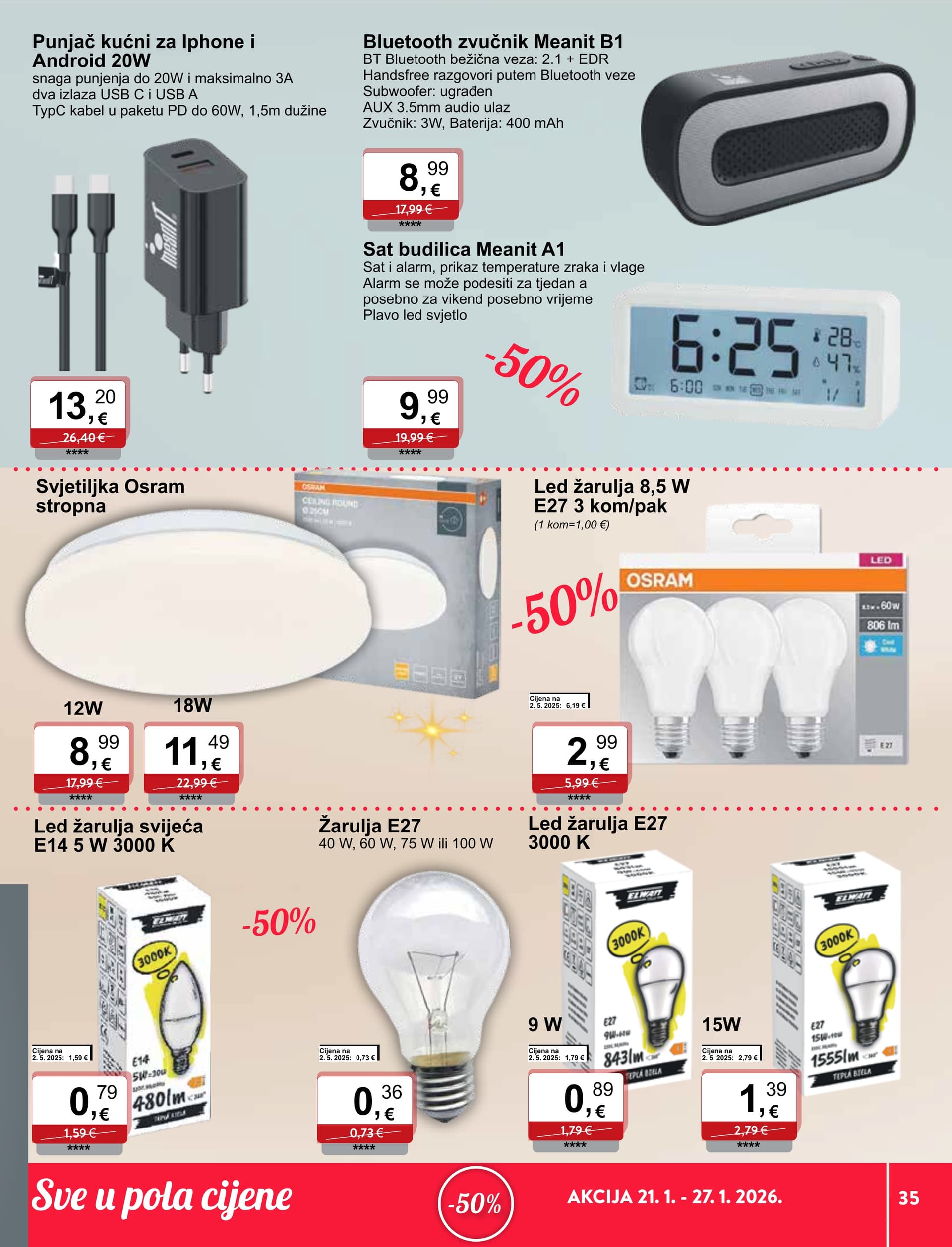 Led žarulja E27 9 W: Akcija i Cijena (KTC) | NajCijena.hr