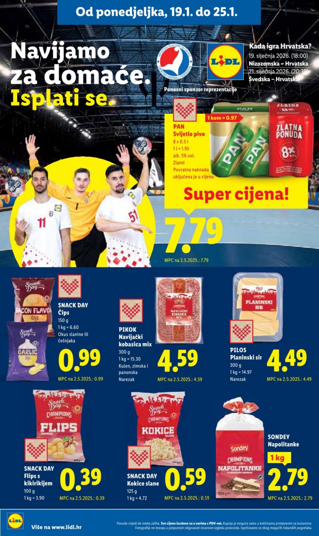 SNACK DAY Flips s kikirikijem 100g: Akcija (Lidl)