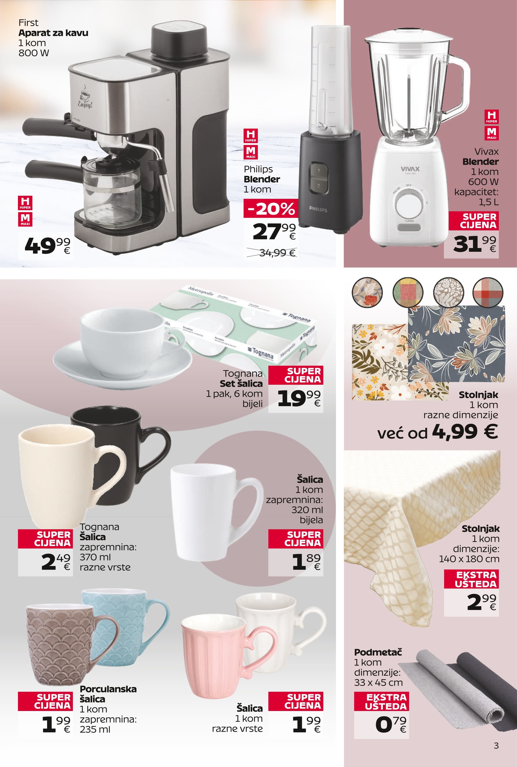 Stolnjak: Akcija i Cijena (Tommy) | NajCijena.hr