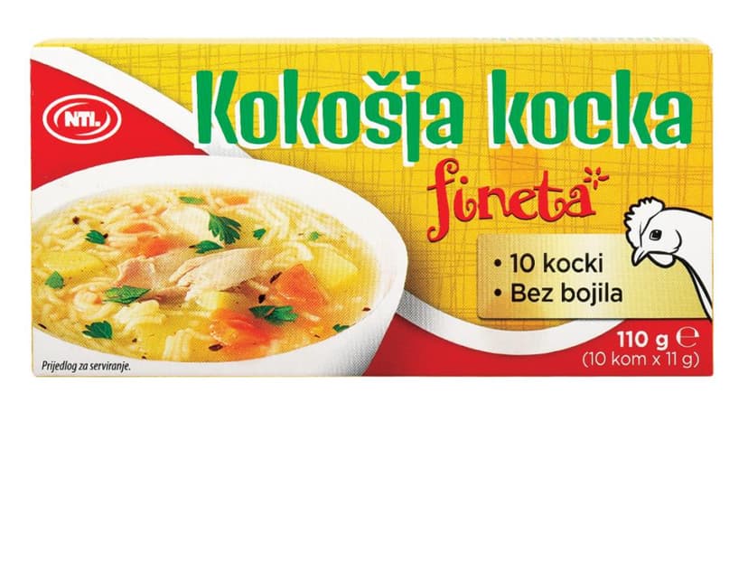 Kocka za juhu goveđa, kokošja 110g: Akcija (NTL) 10.12.