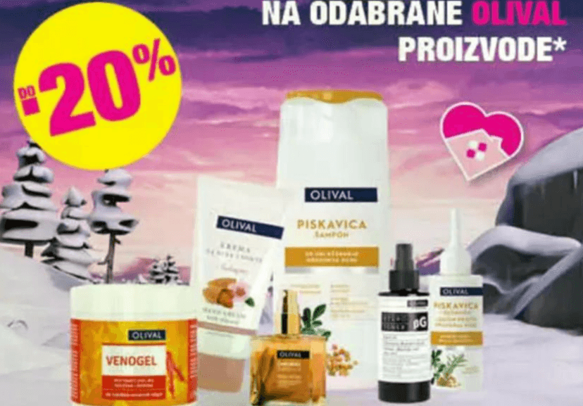 Odabrani Olival proizvodi: Akcija (Bipa) 11.12.
