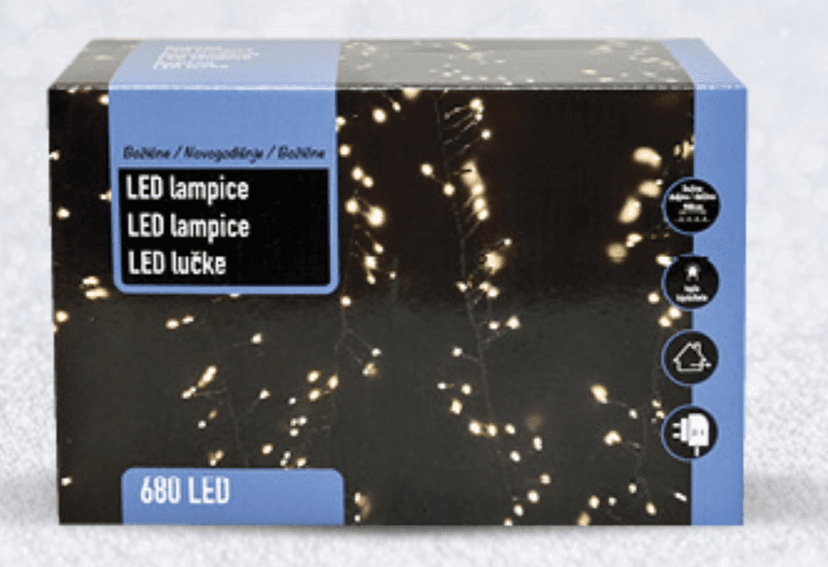 LED lampice 680 lampica: Akcija (Konzum) 24.11.