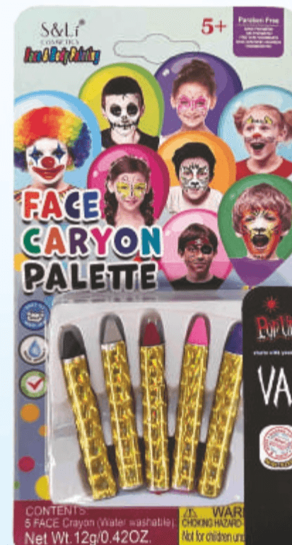Face Crayon Palette: Akcija (Tommy) 09.02