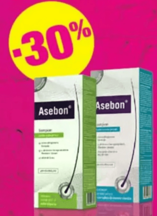 Asebon Šampon za kosu 200ml: Akcija (Bipa) 30.10.