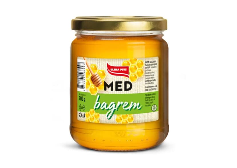 ULTRA PLUS Med bagrem 700g: Akcija (Ultra) 19.11.