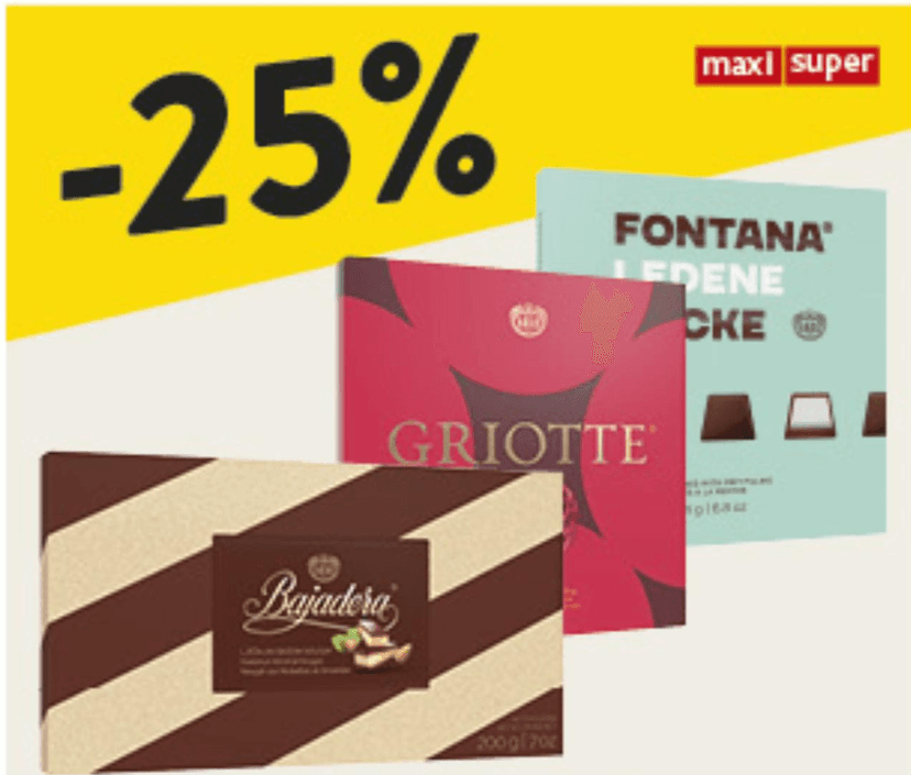 Odabrane Kraš praline: Akcija (Konzum) 4.2.