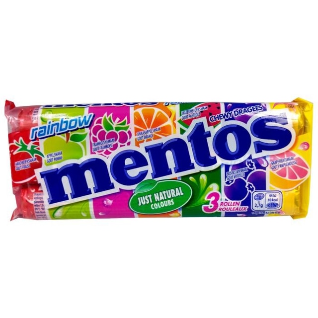 MENTOS bomboni 3-pack, 114g: Akcija (Mueller) 22.06