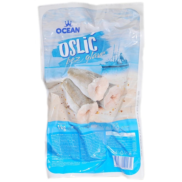 Ocean Oslić bez glave 1kg: Akcija (Konzum) 24.06