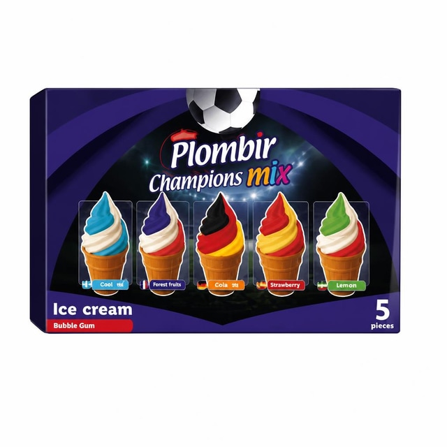 Plombir Champion sladoled 5 x 120ml: Akcija (Lidl) 8.6.